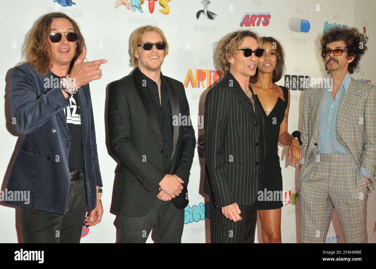 London, UK. 17th Sep, 2024. The Darkness at the Sky Arts Awards 2024 ...