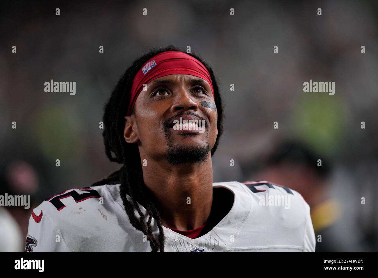 Atlanta Falcons cornerback Kevin King in action during an NFL football ...