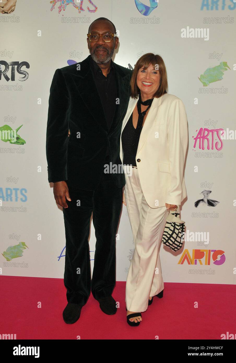 London, UK. 17th Sep, 2024. Sir Lenny Henry and Lisa Makin at the Sky ...