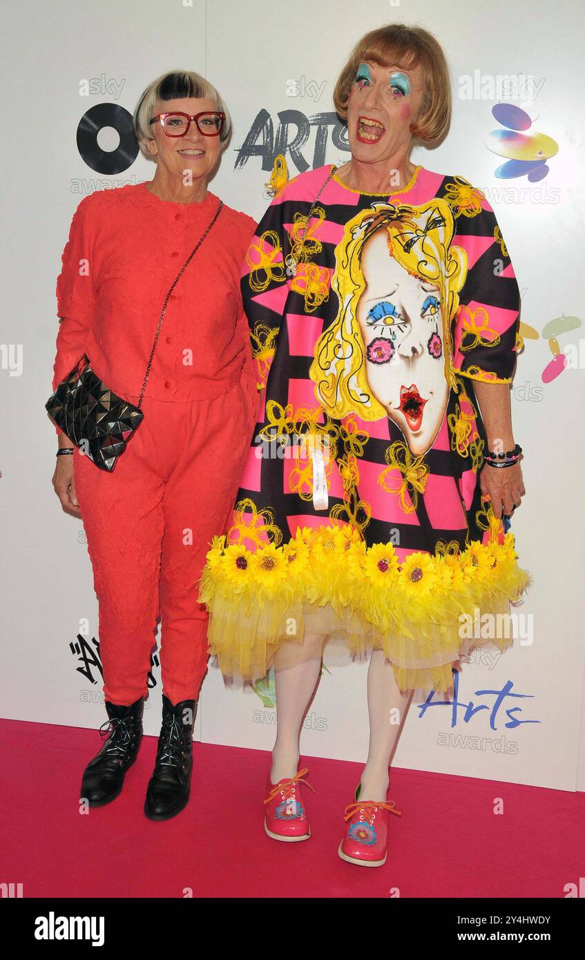 London, UK. 17th Sep, 2024. Philippa Perry and Sir Grayson Perry at the Sky Arts Awards 2024 ...