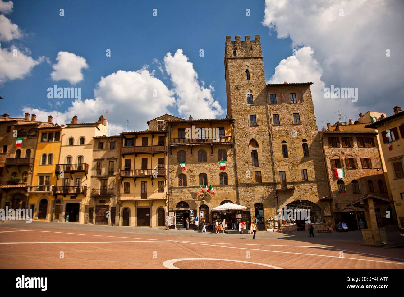 Medieval city of Arezzo,Tuscany,Italy Stock Photo - Alamy