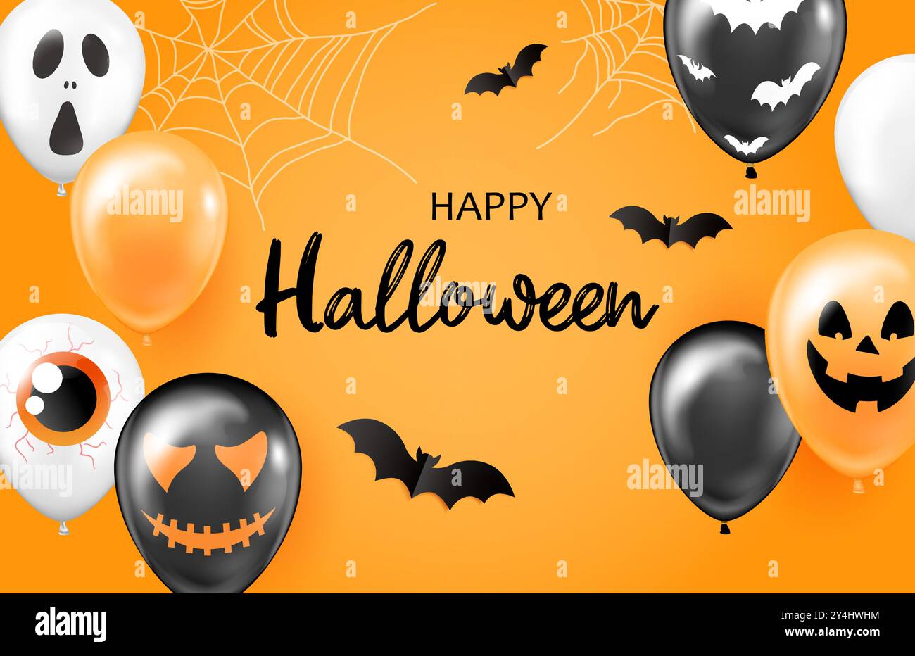 Halloween horizontal banner Stock Vector Image & Art - Alamy