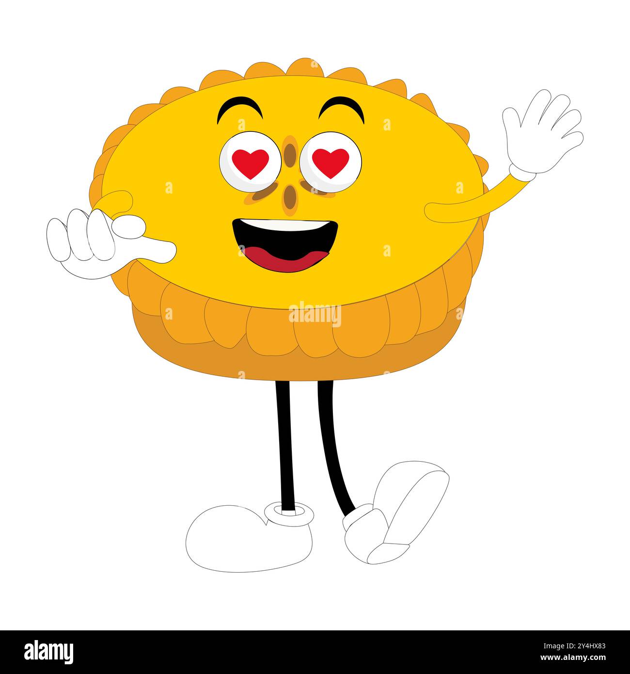 Cute mascot pumpkin pie, Halloween Pumpkin Pie Characters. Cartoon ...
