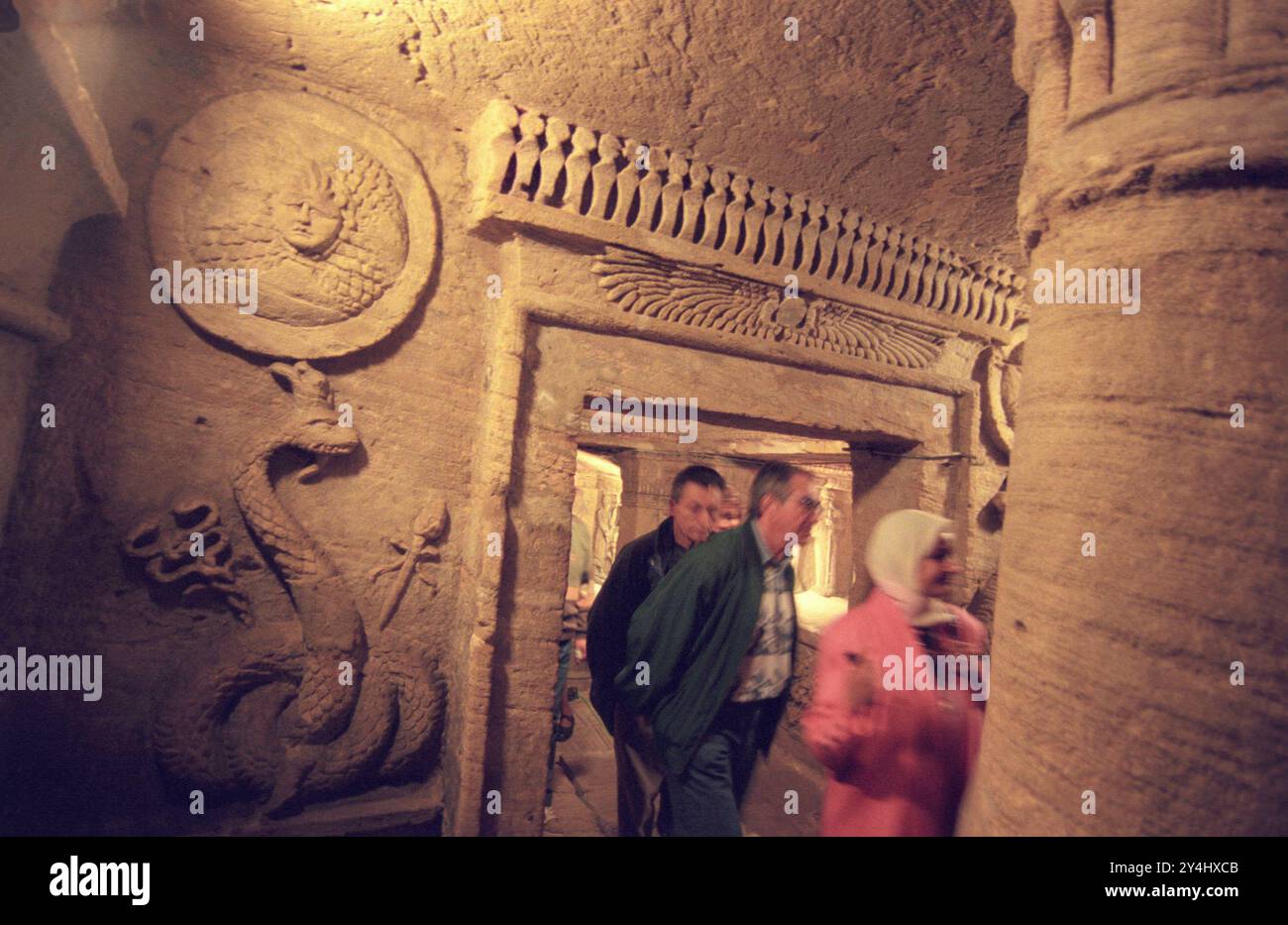 The Roman Burial place of Catacomb of Kom el Shoqafa in the City Centre ...