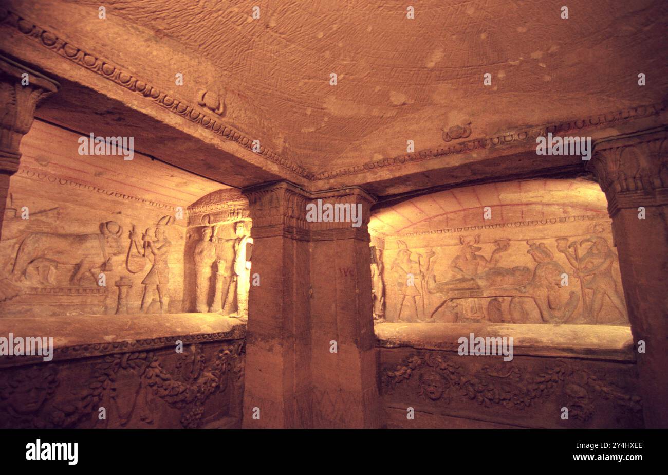 The Roman Burial place of Catacomb of Kom el Shoqafa in the City Centre ...