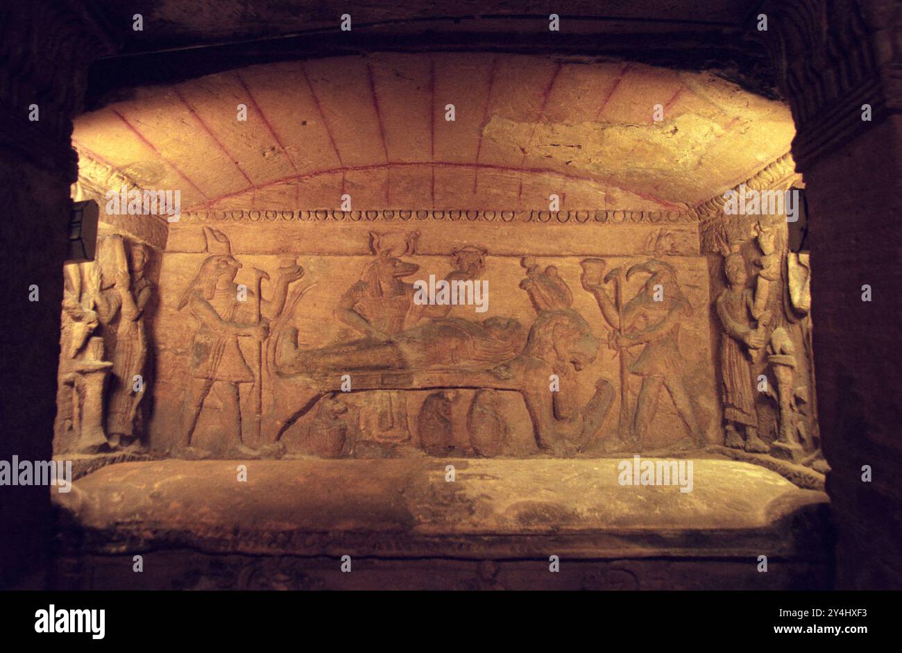 The Roman Burial place of Catacomb of Kom el Shoqafa in the City Centre ...