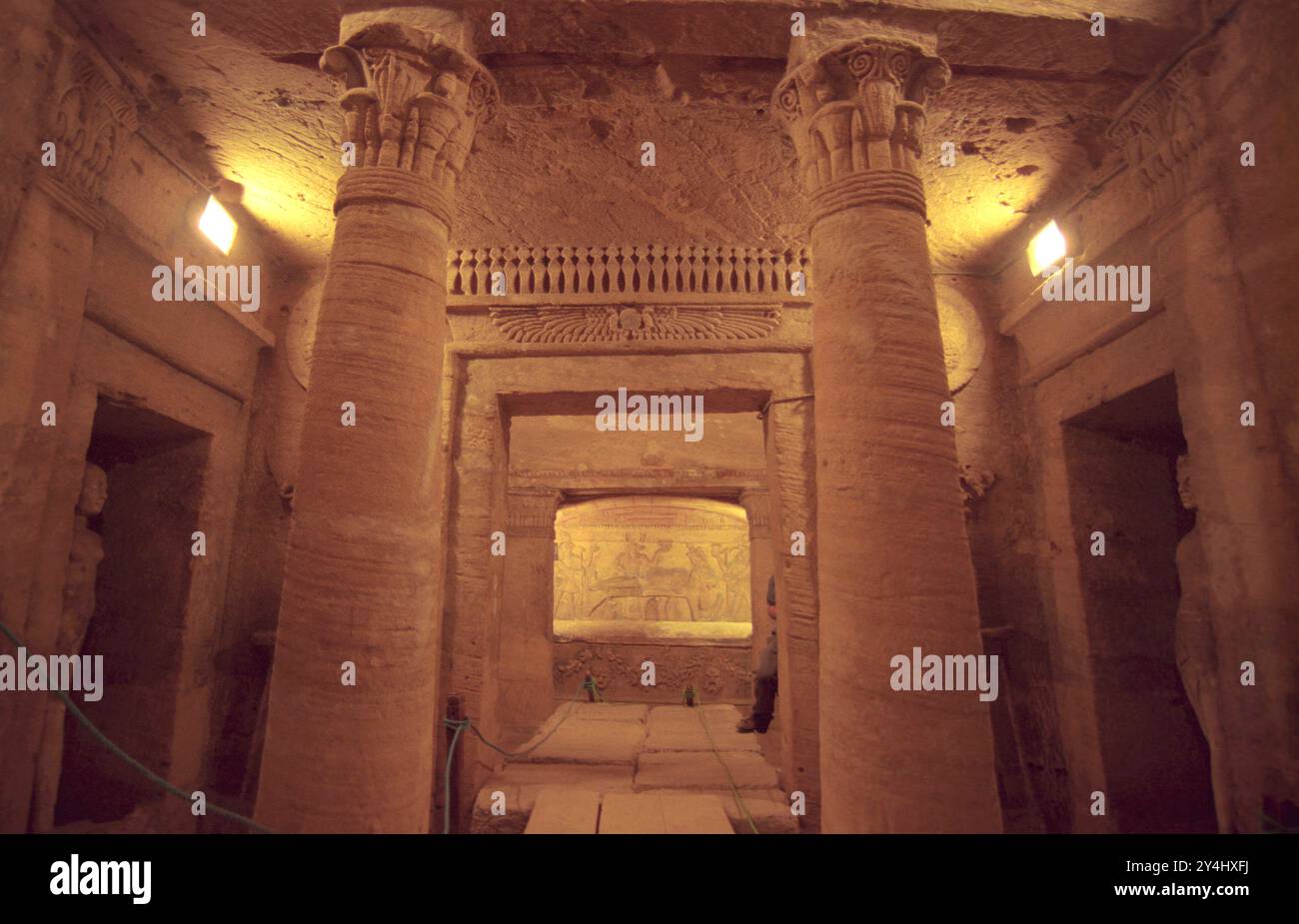 The Roman Burial place of Catacomb of Kom el Shoqafa in the City Centre ...