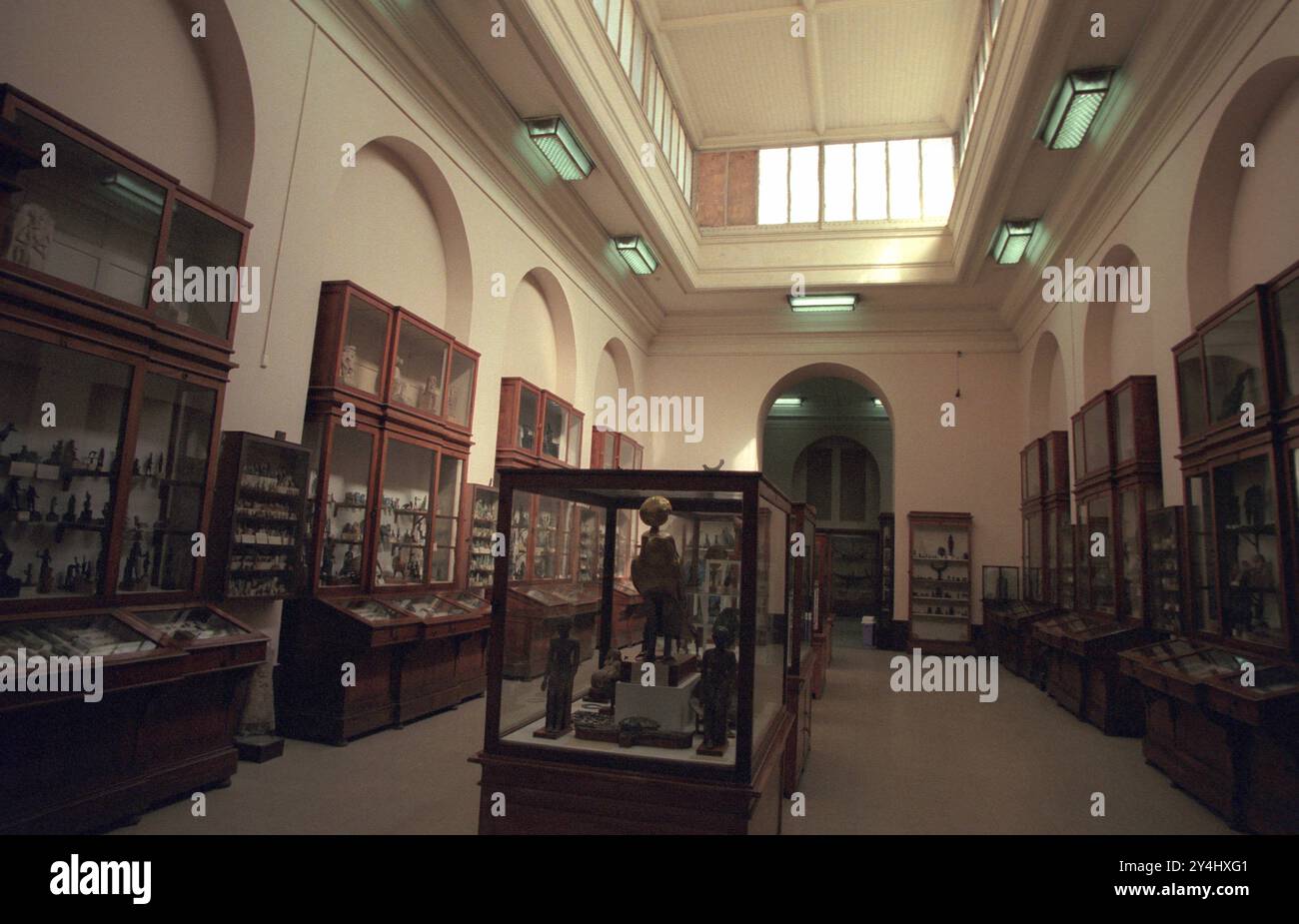 a view into the Old Egyptian Museum in the old Town of Cairo the ...