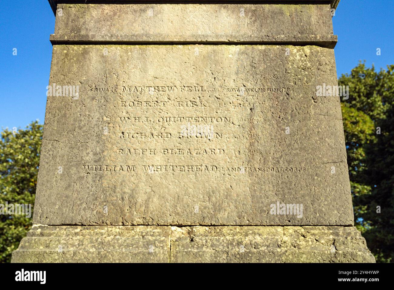 Crimean War Memorial, Lancaster Cemetery Stock Photo - Alamy