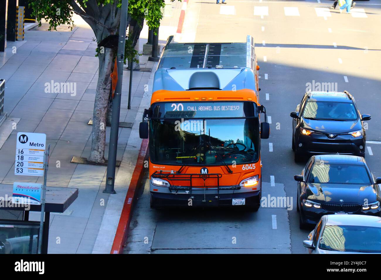 LA METRO Local Bus, The Public Transport of Los Angeles County Stock ...