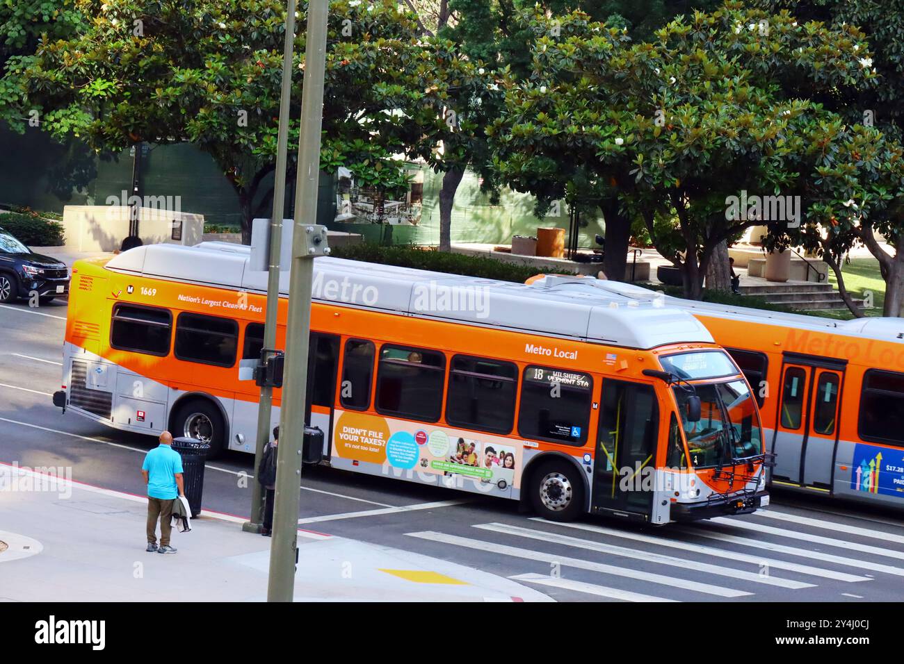 LA METRO Local Bus, The Public Transport of Los Angeles County Stock ...