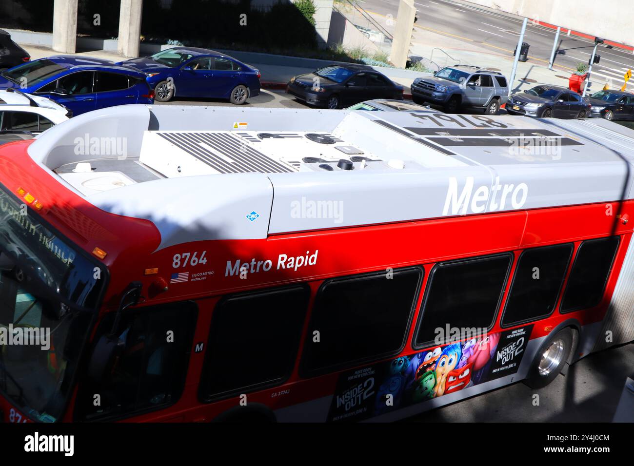 LA METRO Rapid Bus, The Public Transport of Los Angeles County Stock ...
