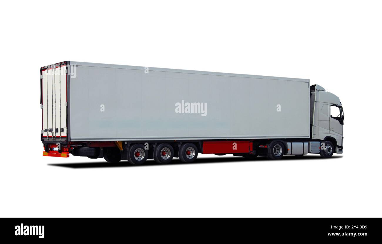 Hauling trailer Cut Out Stock Images & Pictures - Alamy