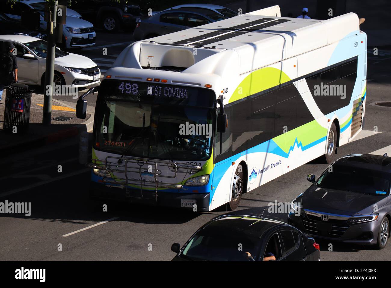Los Angeles, California: Foothill Transit Bus Stock Photo - Alamy