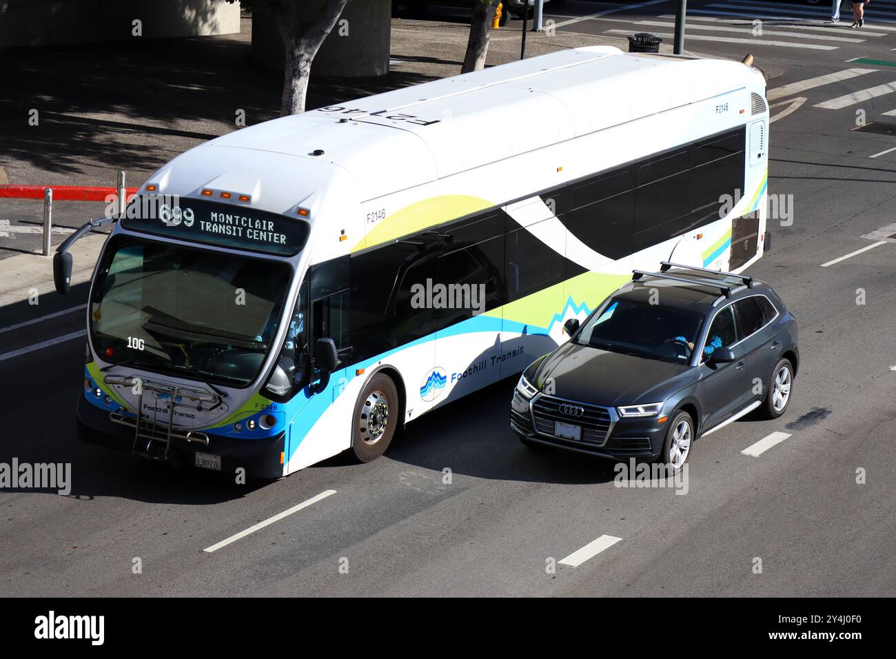 Los Angeles, California: Foothill Transit Bus Stock Photo - Alamy