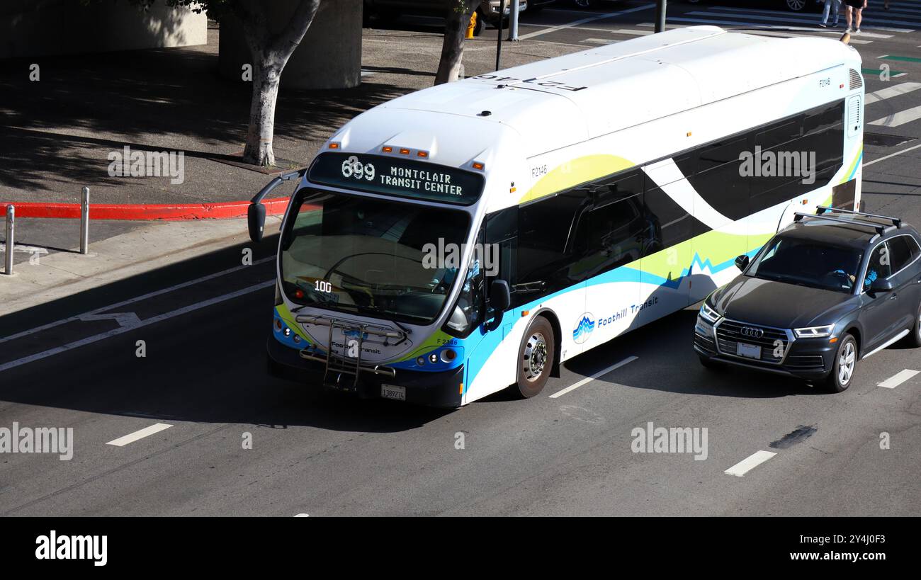 Los Angeles, California: Foothill Transit Bus Stock Photo - Alamy