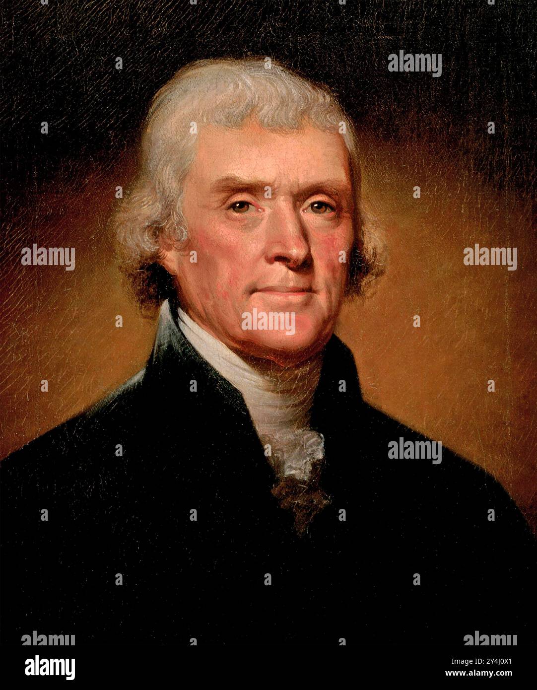 THOMAS JEFFERSON (1743-1826) in 1801 as 3rd President of the United ...