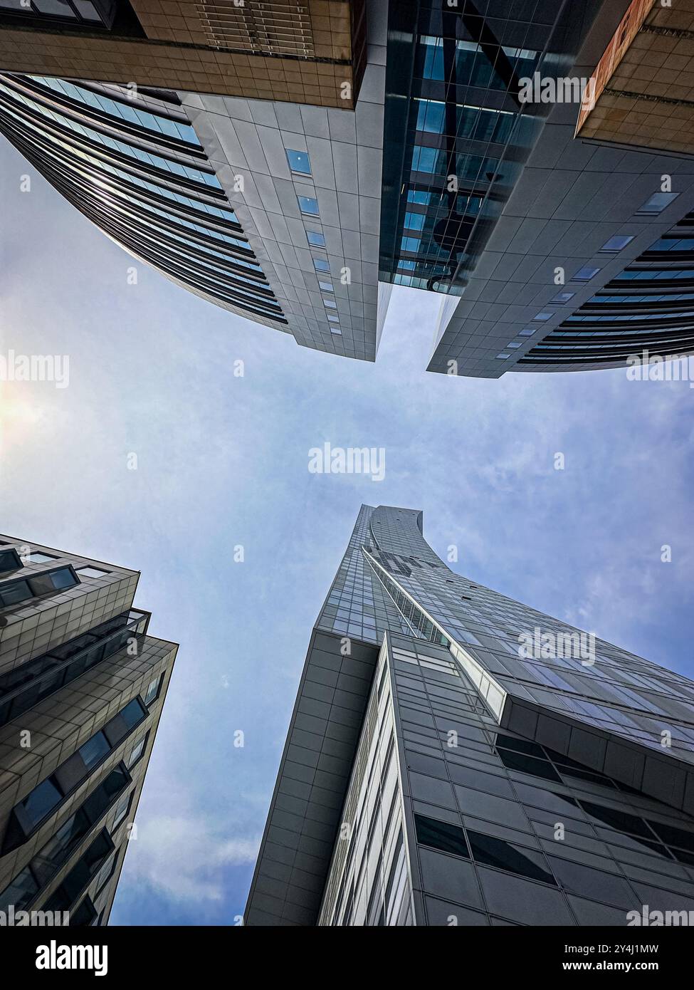 Looking up building Stock Photo - Alamy
