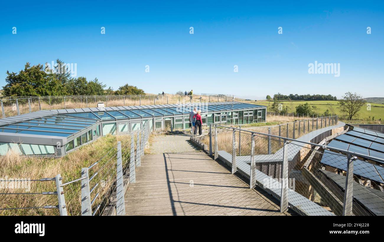 The roof terrace of the Sill Landscape Discovery Centre, Bardon Mill ...