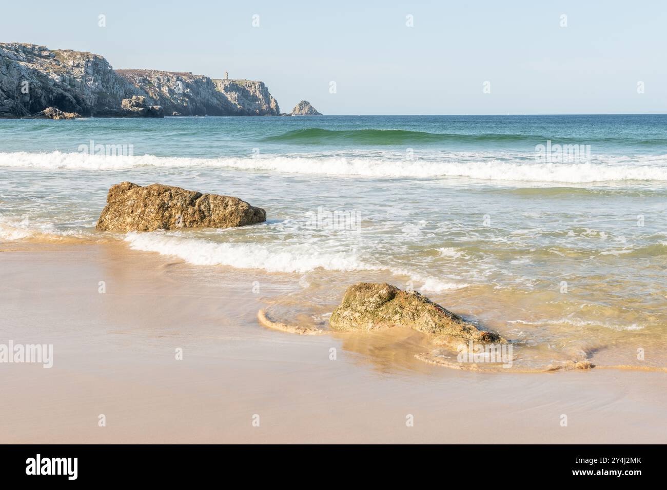 Pen Hat Beach on the Iroise Sea.Camaret, Crozon, Finistere, Brittany ...