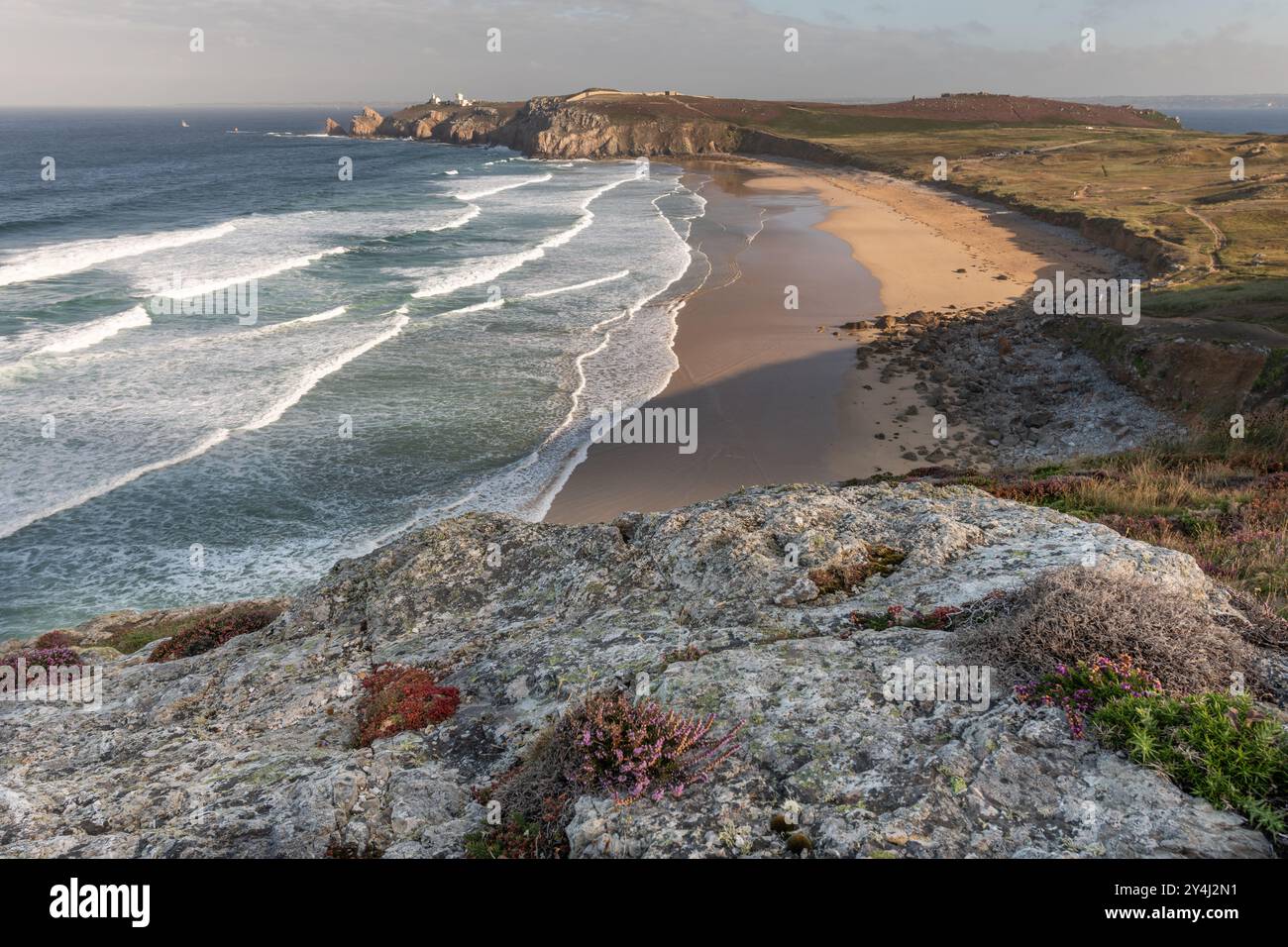 Pen Hat Beach on the Iroise Sea.Camaret, Crozon, Finistere, Brittany ...