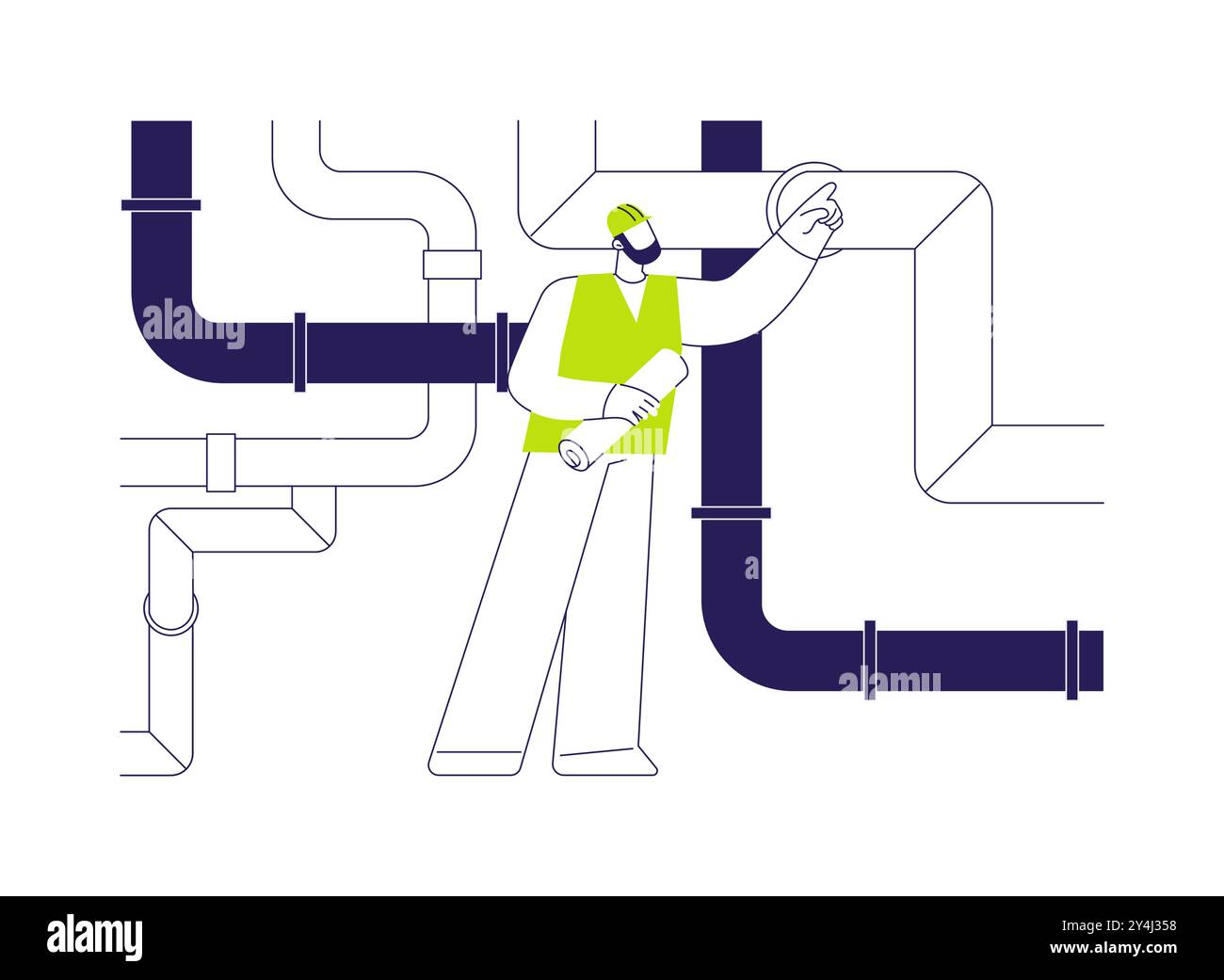 Wastewater management abstract concept vector illustration Stock Vector ...