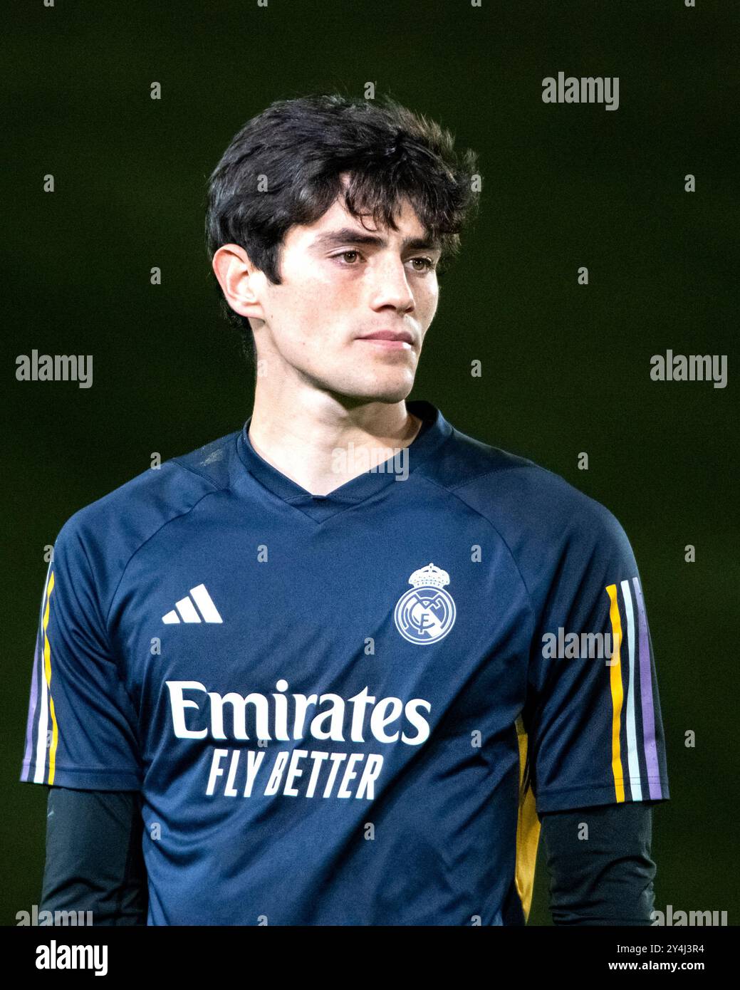 Madrid, Spain. 11 February, 2024. 1 RFEF league Real Madrid Castillva ...