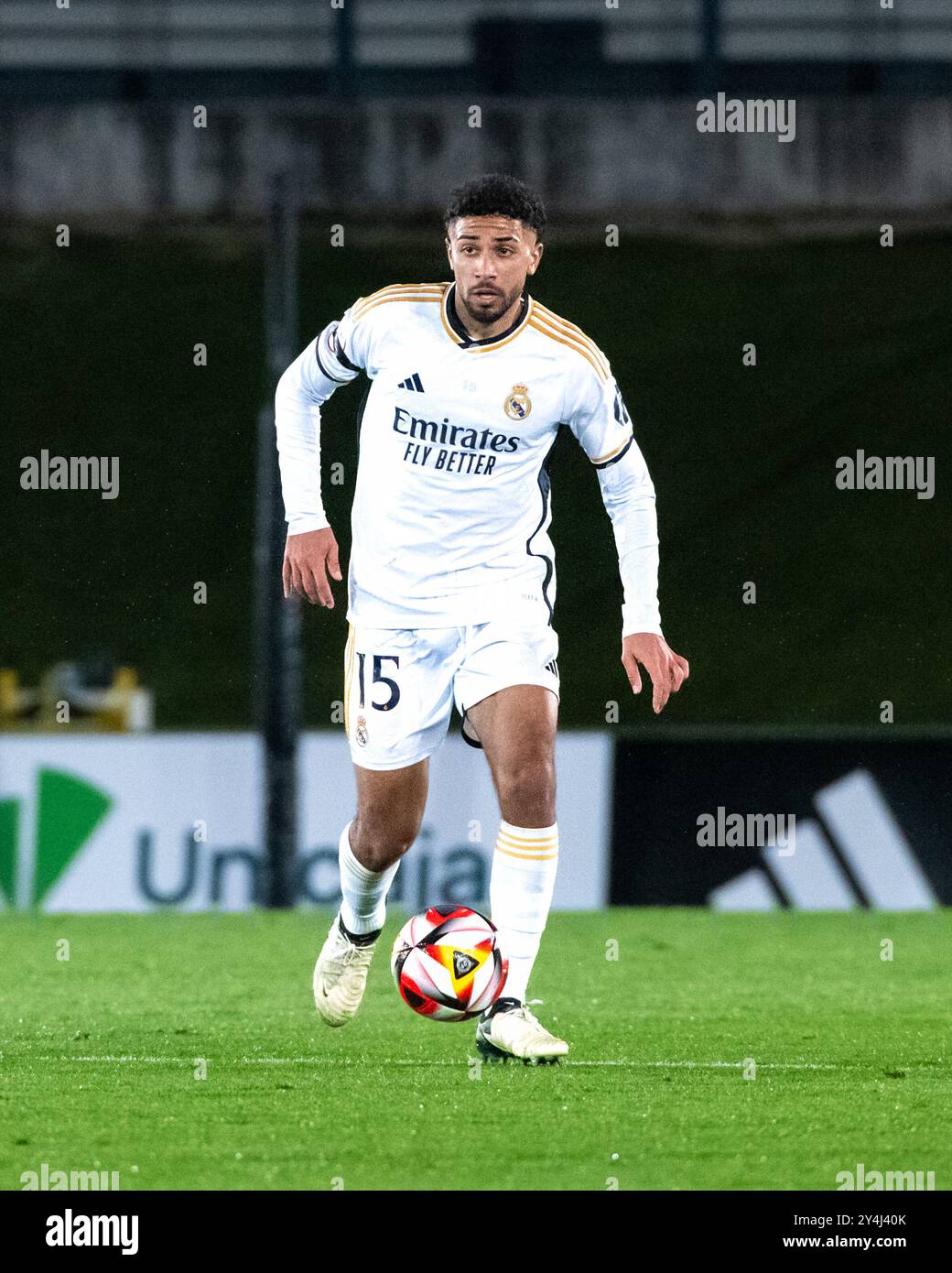 Madrid, Spain. 11 February, 2024. 1 RFEF league Real Madrid Castilla vs ...