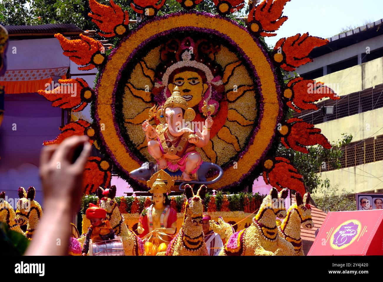 Pune, India - September 17, 2024, Guruji Talim Ganpati, Pune Ganpati ...