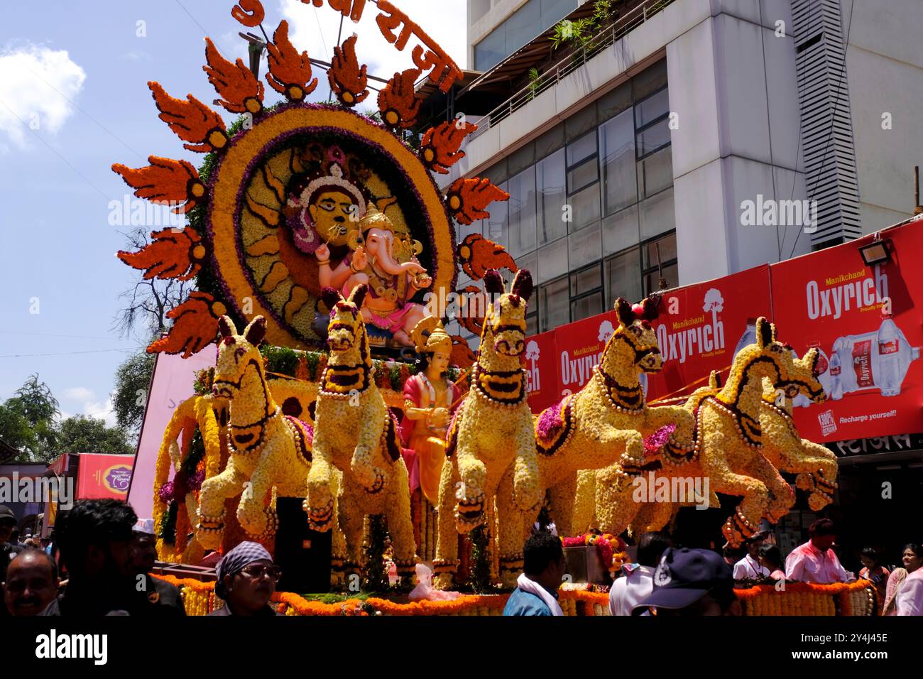 Pune, India - September 17, 2024, Guruji Talim Ganpati, Pune Ganpati ...