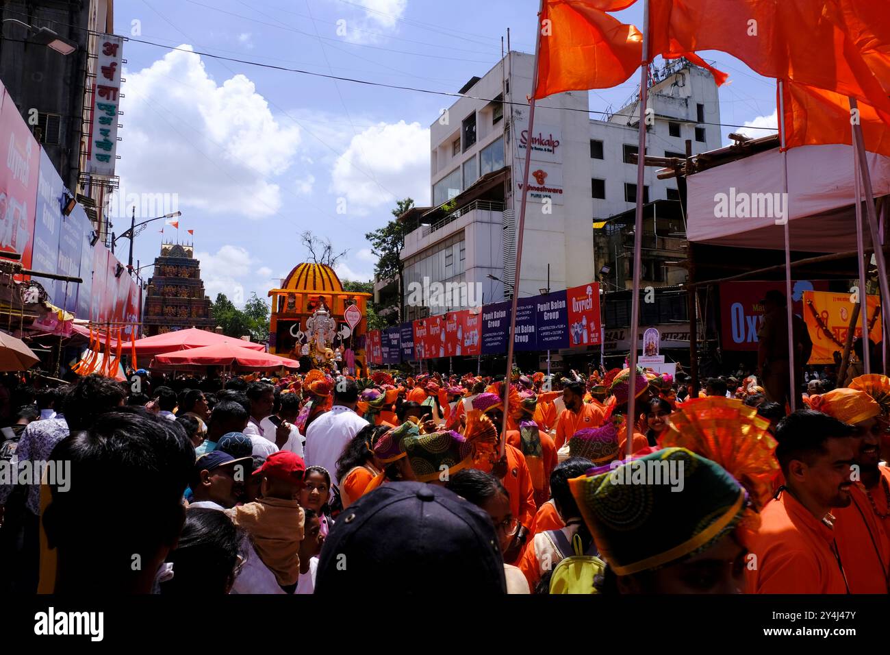 Pune, India - September 17, 2024, Tulshibag Ganapati Ganesh immersion ...