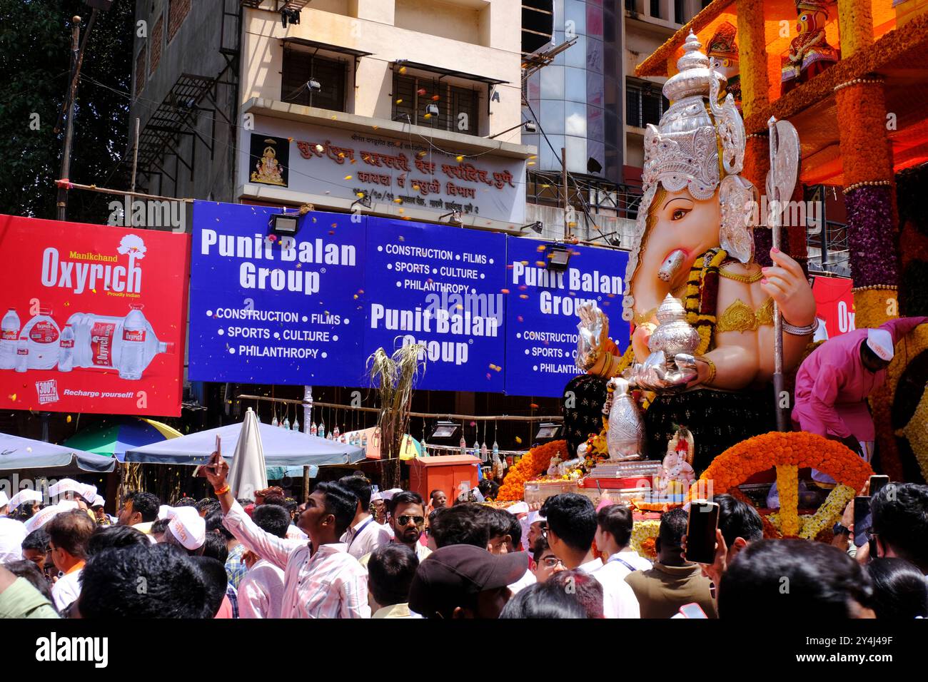 Pune, India - September 17, 2024, Tulshibag Ganapati Ganesh immersion ...