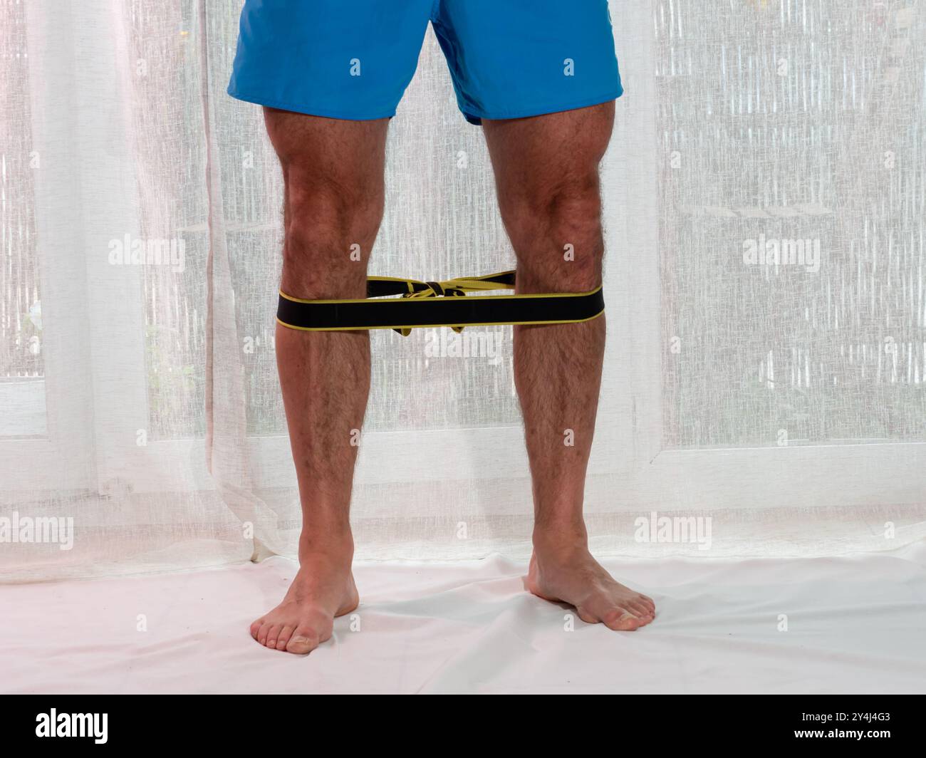 resistance band for muscle strengthening. Exercises with bands are ...