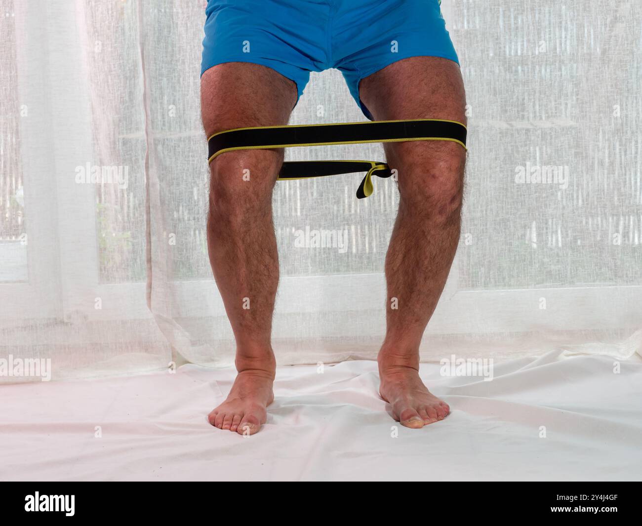 resistance band for muscle strengthening. Exercises with bands are ...