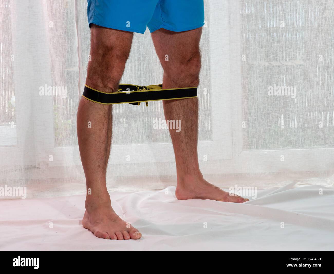 resistance band for muscle strengthening. Exercises with bands are ...