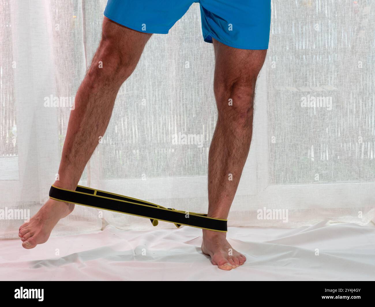 resistance band for muscle strengthening. Exercises with bands are ...