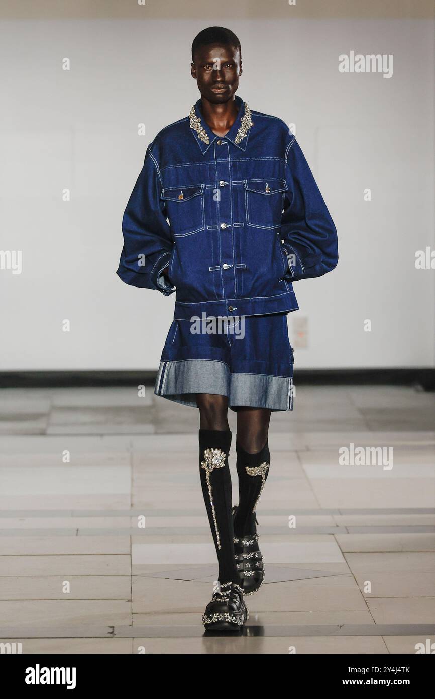 London. 15th Sep, 2024. Simone Rocha Spring Summer 2025 at London Fashion Week, in September ...