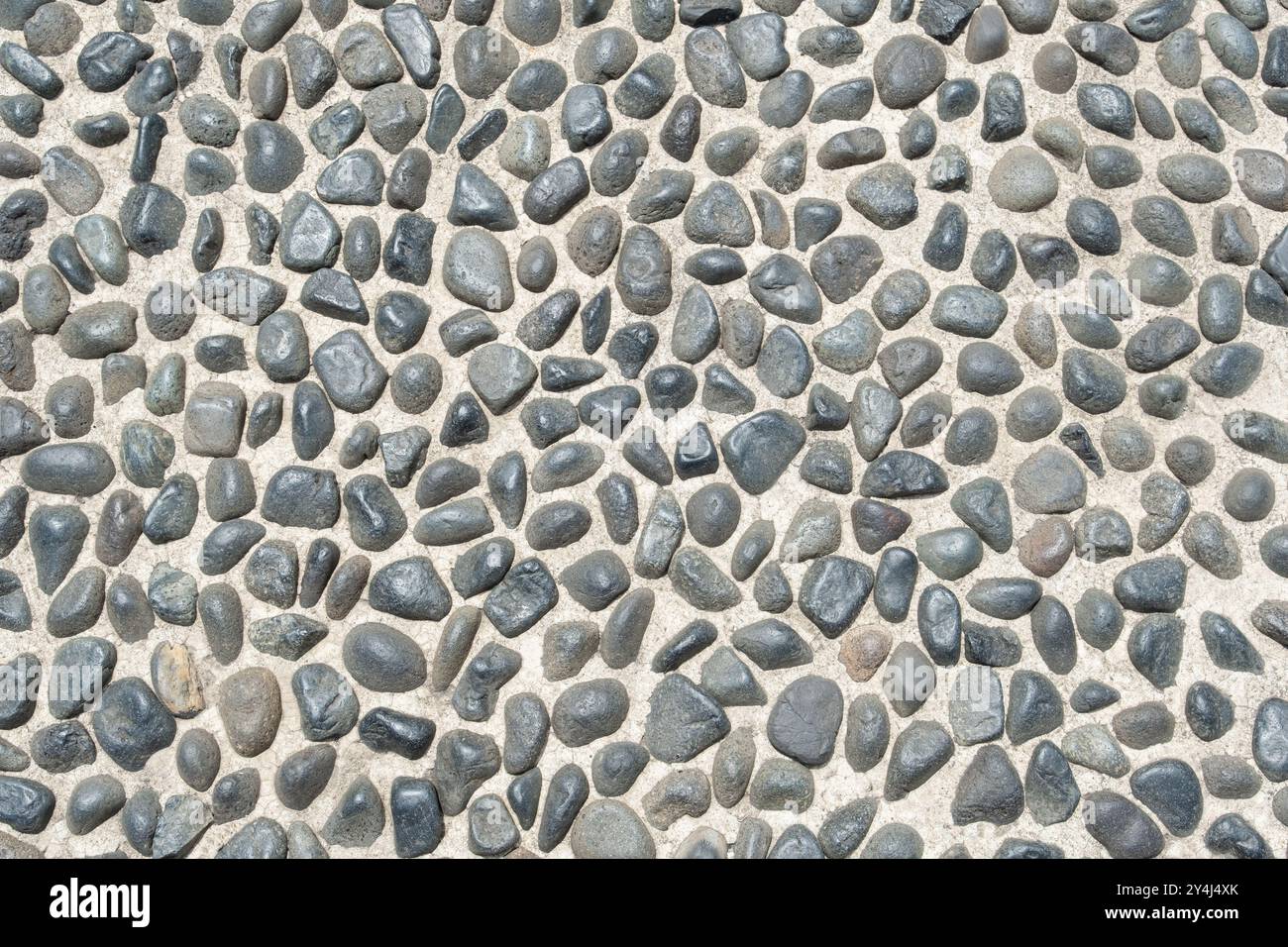 surface features cobblestone paving made from rounded stones in Italy ...
