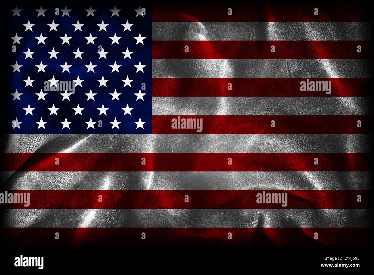 American flag illustration representing the United States of America ...