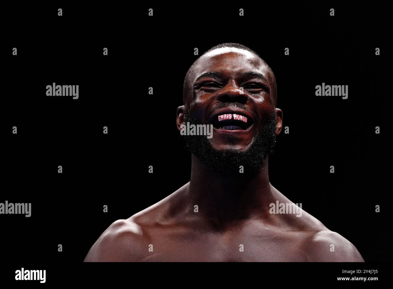 Chris Kongo before their fight against Jacob Quinn in the first Workout ...