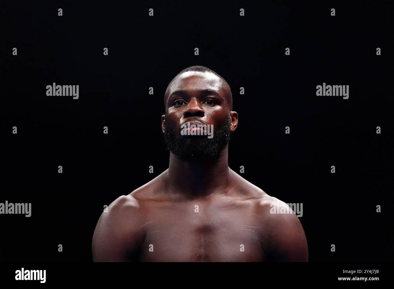 Chris Kongo before their fight against Jacob Quinn in the first Workout ...