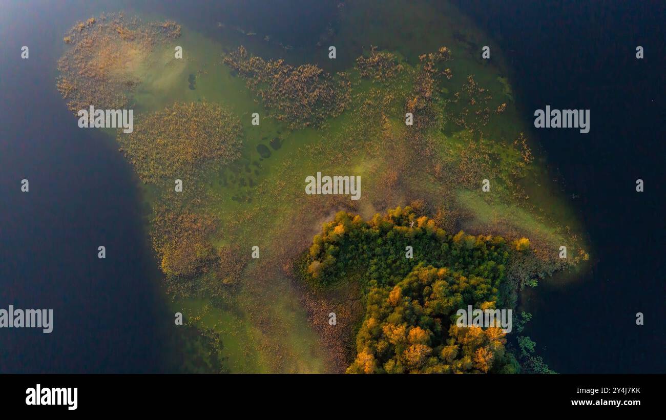 Aerial panoramic shot jungle lake hi-res stock photography and images ...