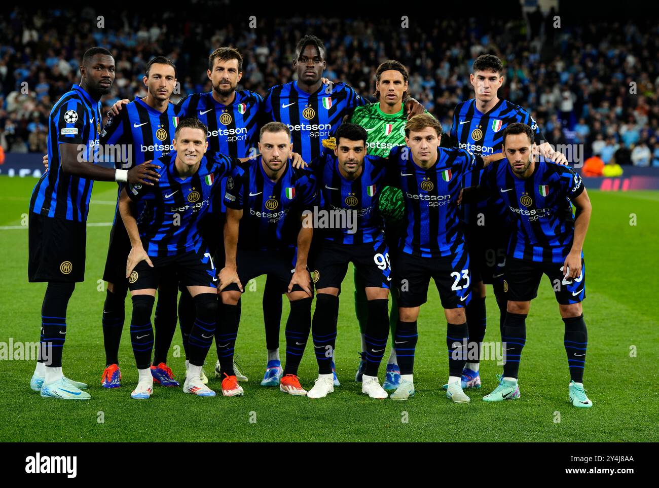 Inter Milan team group during the UEFA Champions League, league stage ...