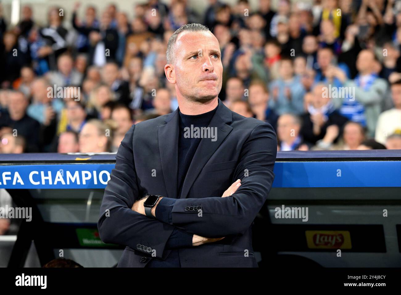 BRUGGE - Club Brugge KV coach Nicky Hayen during the UEFA Champions ...