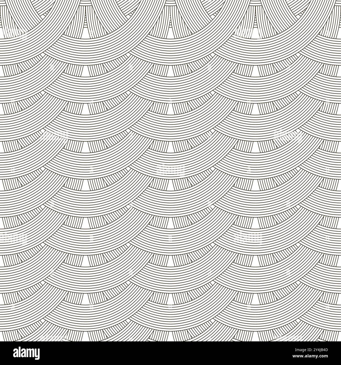 Vector abstract line pattern. Retro lined background Stock Vector Image ...