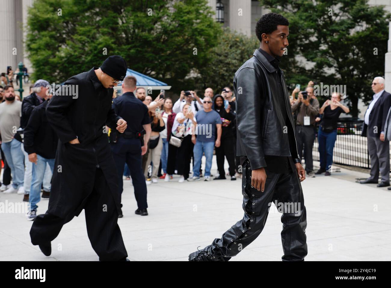 Sean "Diddy" Combs' sons Quincy Brown and King Combs arrive at federal ...