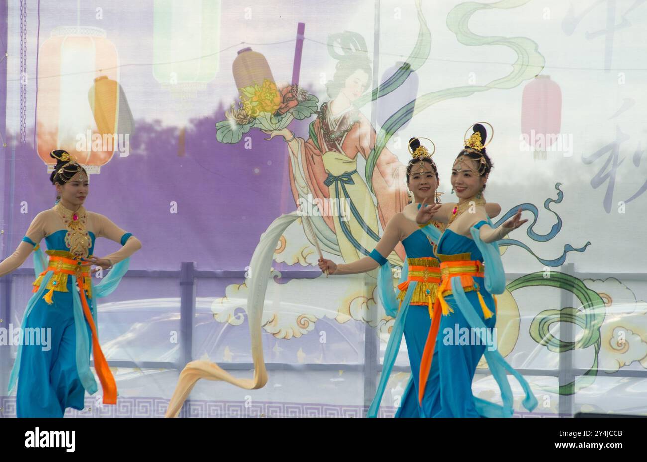 moon festival 2024 Shen Yun ribbon dance performances Stock Photo - Alamy