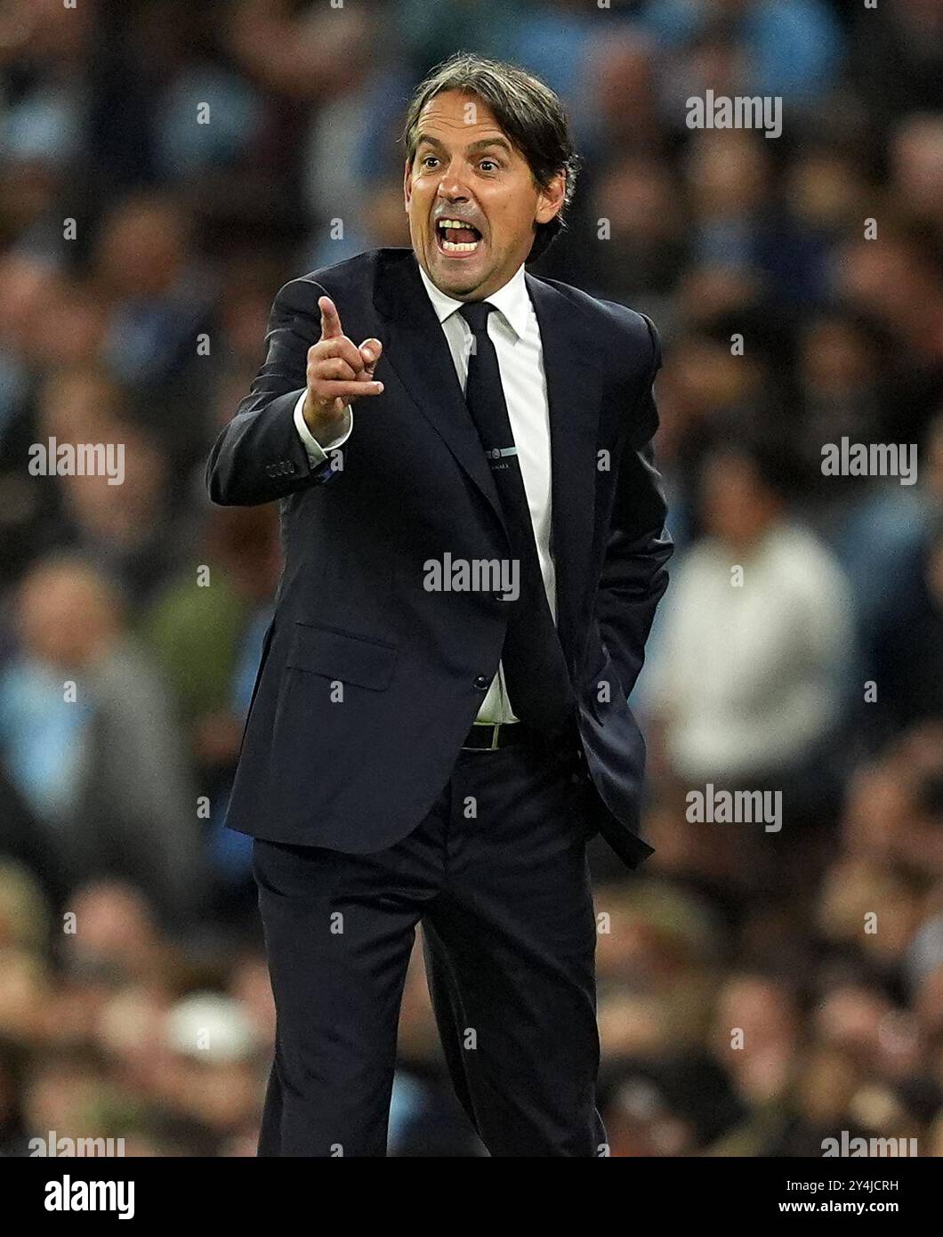 Inter Milan manager Simone Inzaghi during the UEFA Champions League ...