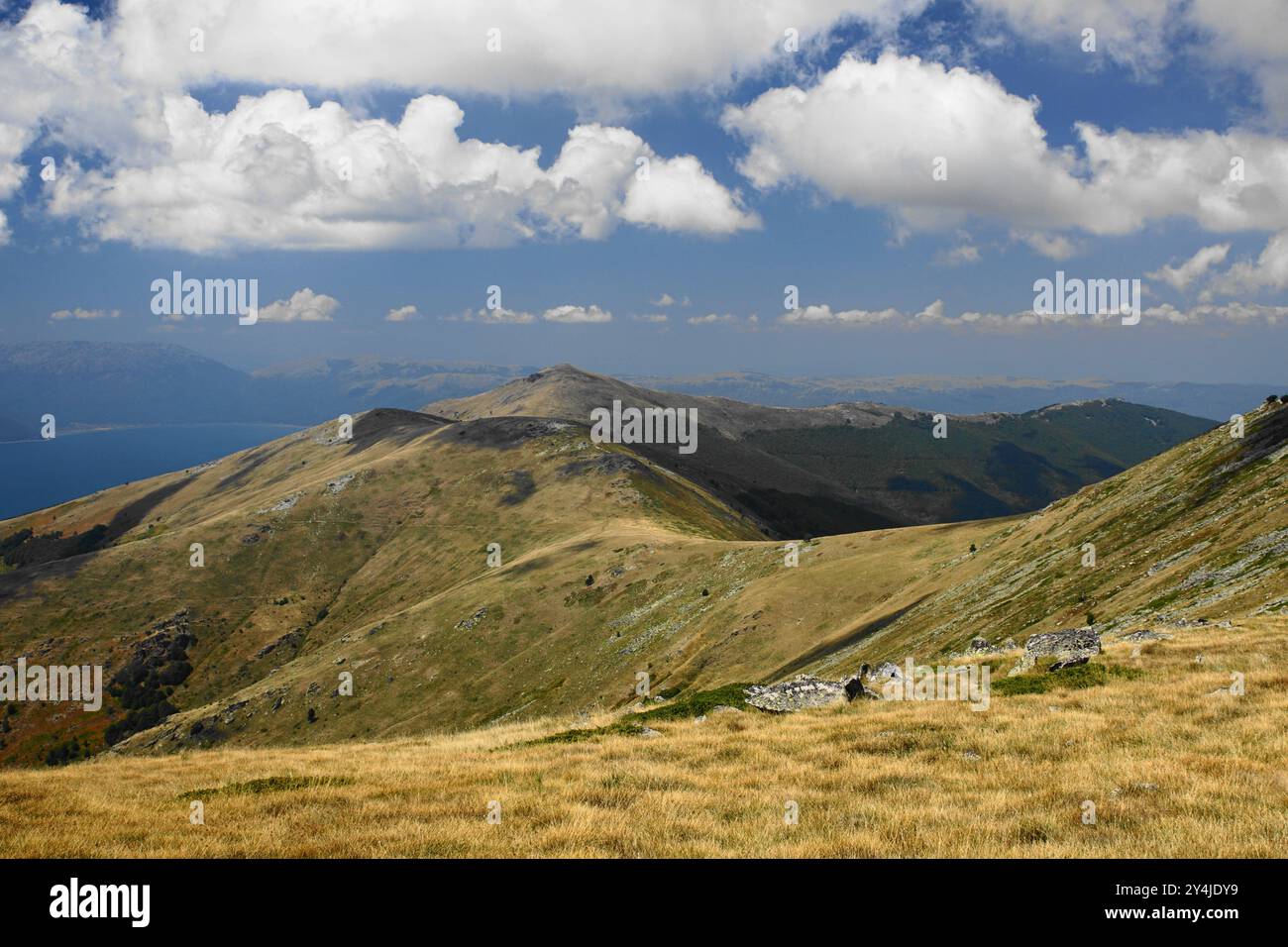 Ridge on Baba Mountain in the Pelister National Park in North Macedonia ...