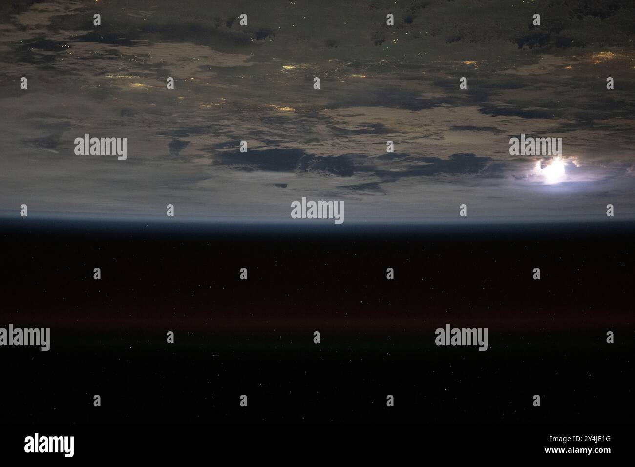 International Space Station, Earth Orbit. 17 August, 2024. A view from ...
